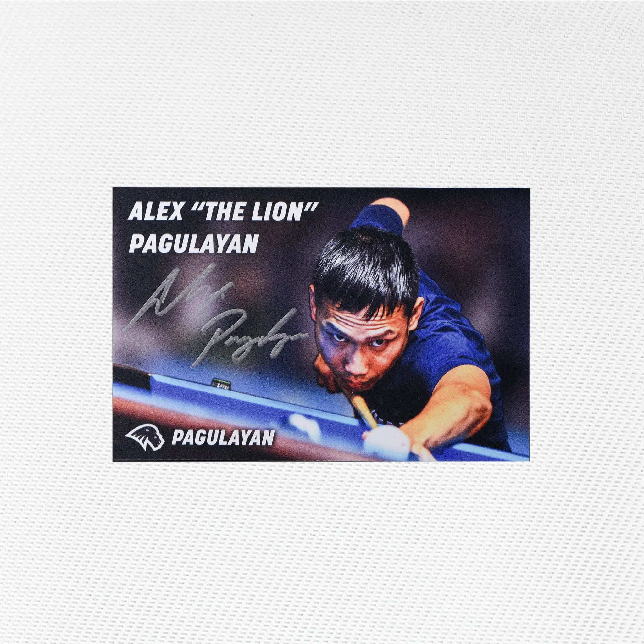 Signed Authentic Billiard Photos by Alex Pagulayan