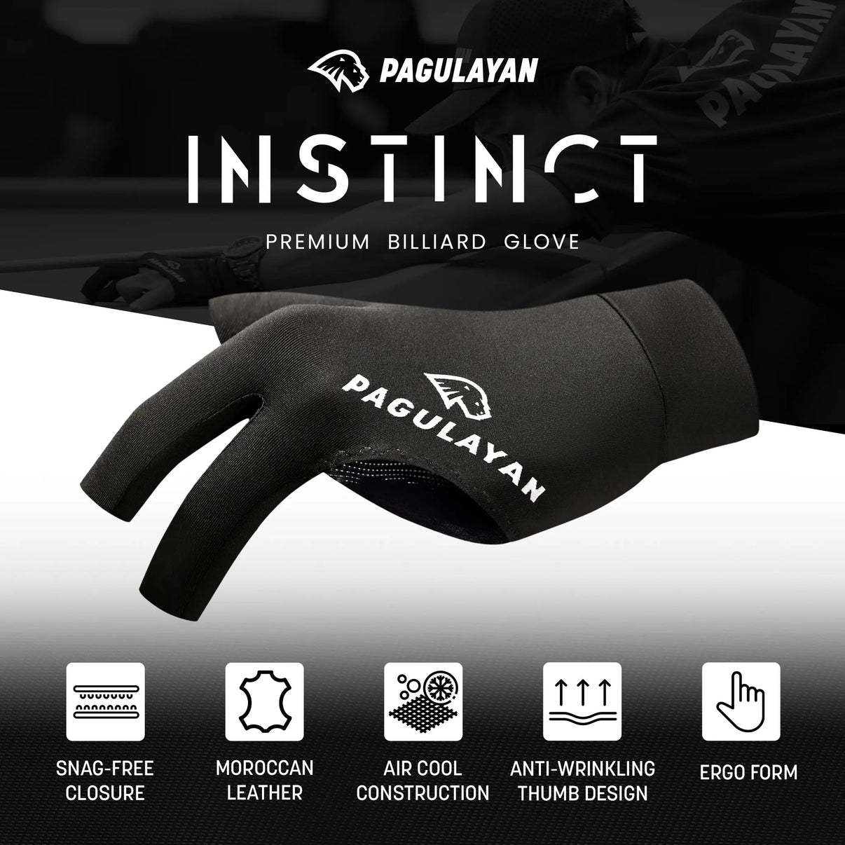 Pagulayan Instinct Glove for Precision Play
