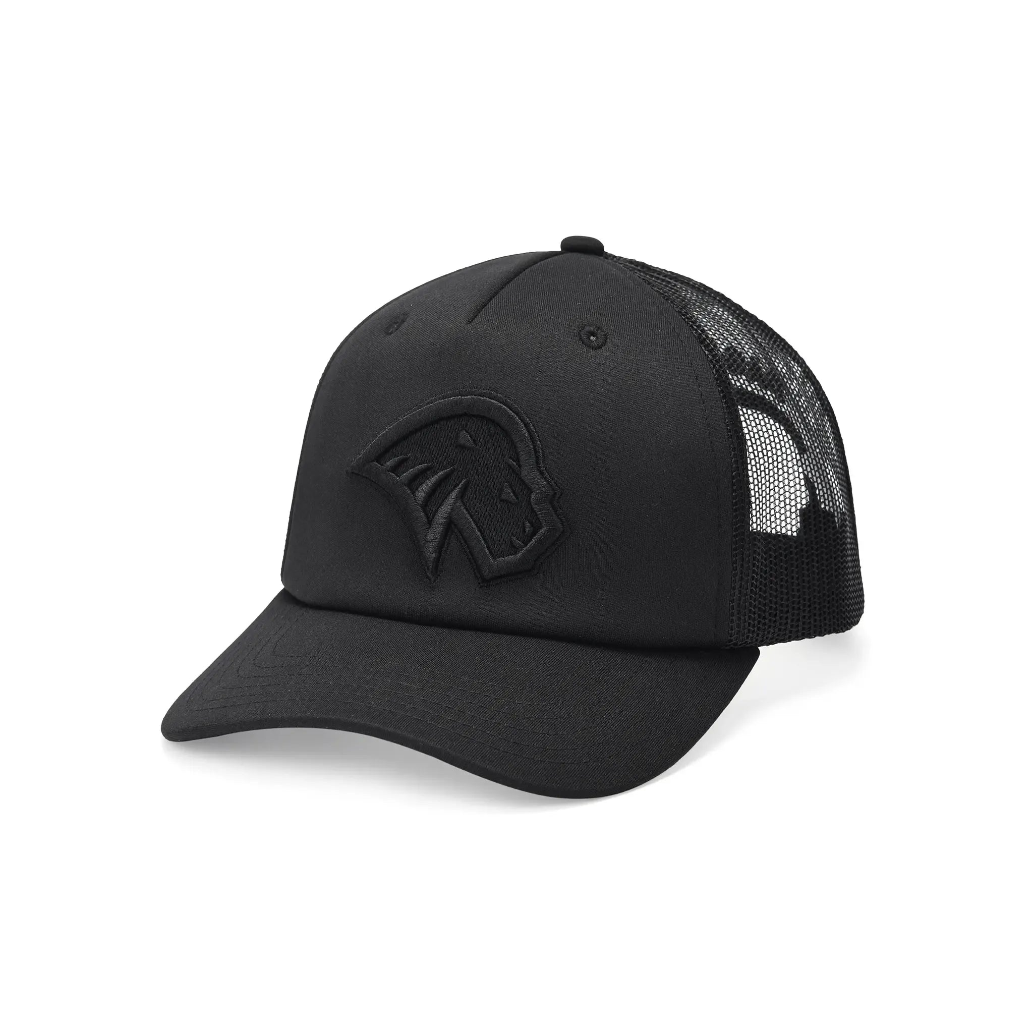 Lion Head Blackout Cap by Pagulayan - 5 Panel Trucker Cap
